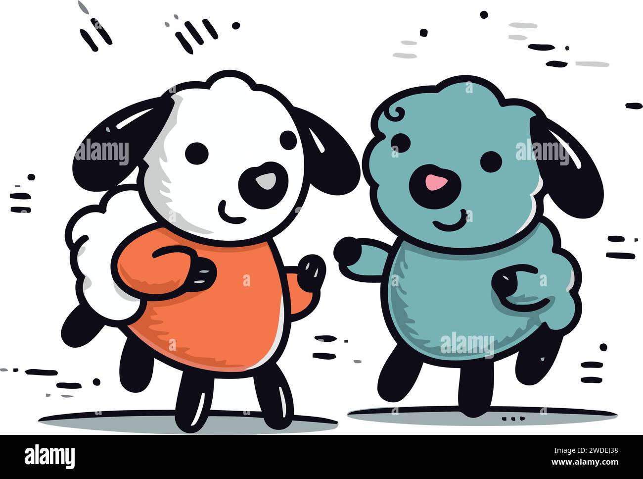 Sheep dog vector vectors hi-res stock photography and images - Alamy