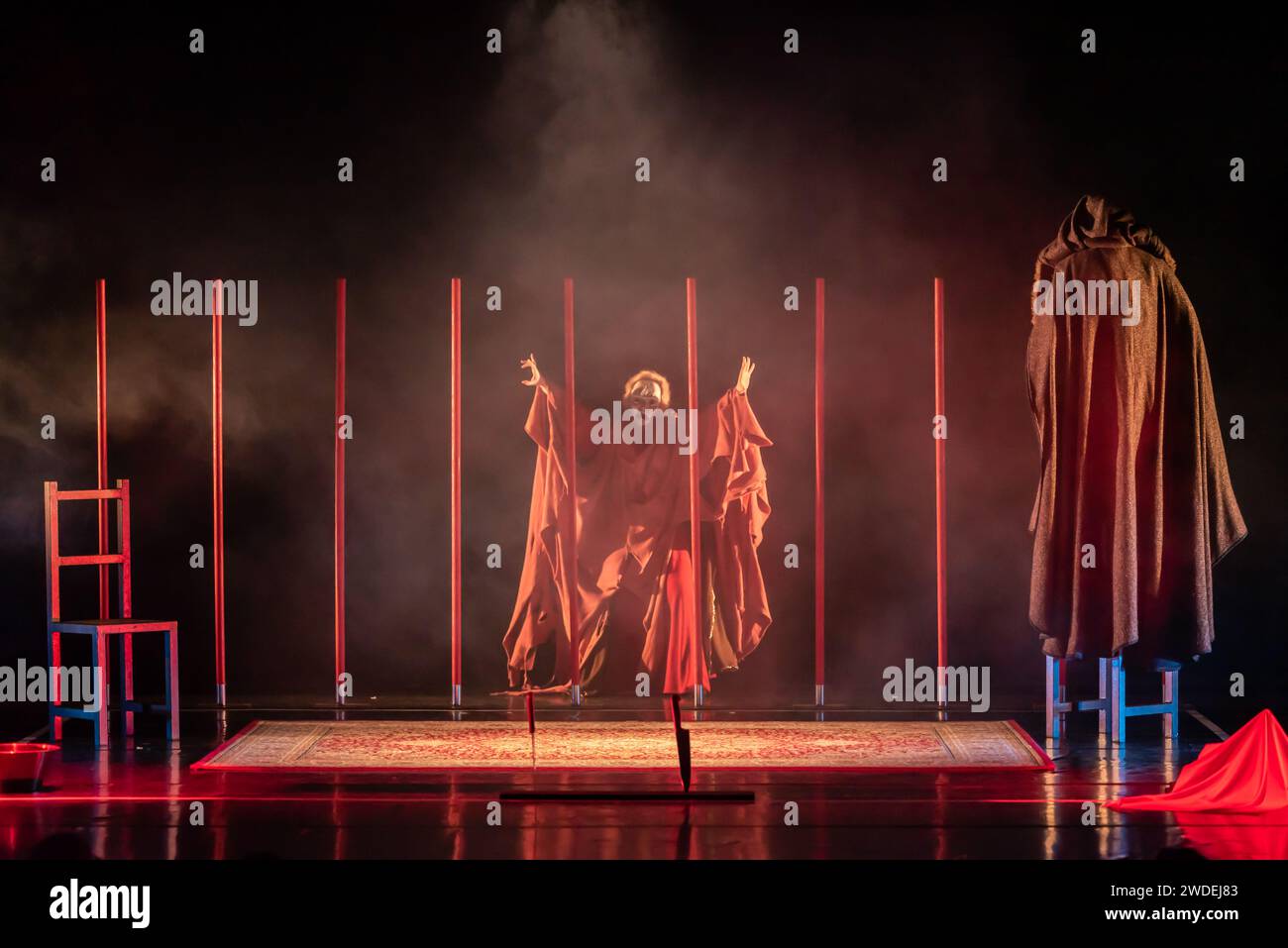 Cangas, Pontevedra, Spain. Jan, 19th, 2024. theatre representation of ...
