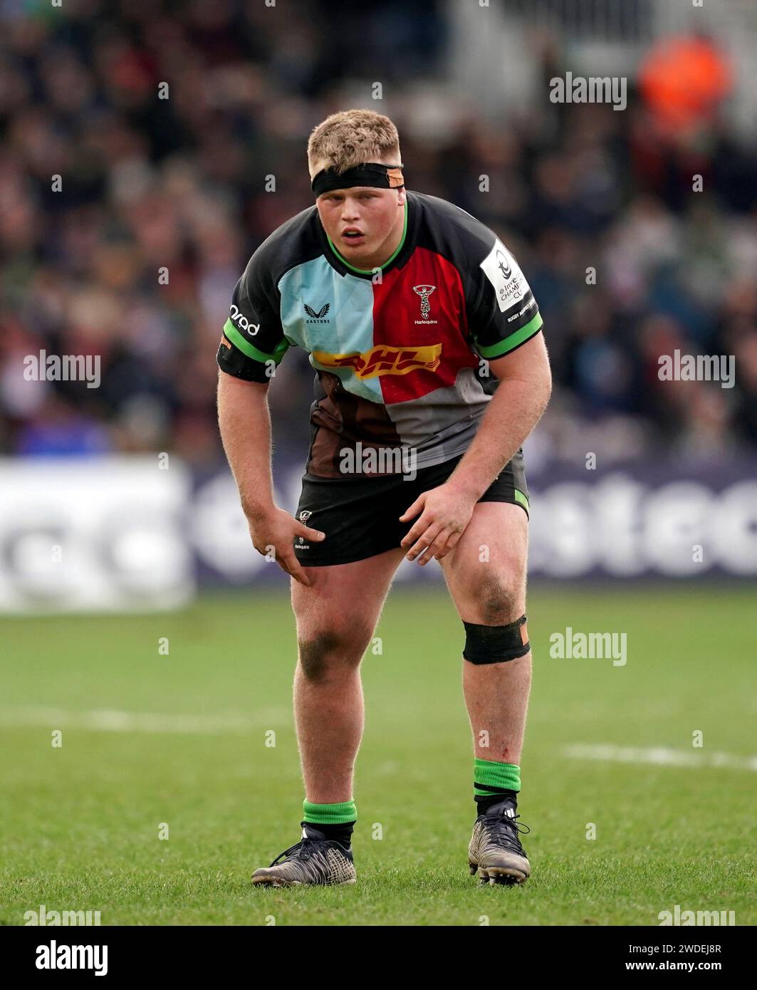 Harlequins' Fin Baxter during the Investec Champions Cup match at ...
