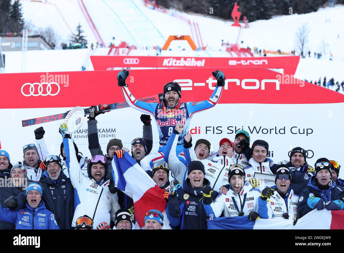 Kitzbuehel, Austria. 20th Jan, 2024. ALPINE SKIING - FIS WC 2023 ...