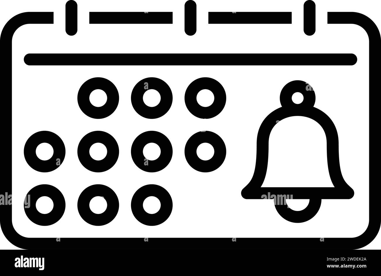 Icon for schedule,timetable Stock Vector Image & Art - Alamy