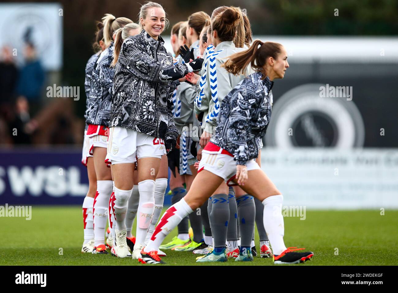 London, UK. 20 January, 2024. Amanda Ilestedt (28 Arsenal) prior to the ...