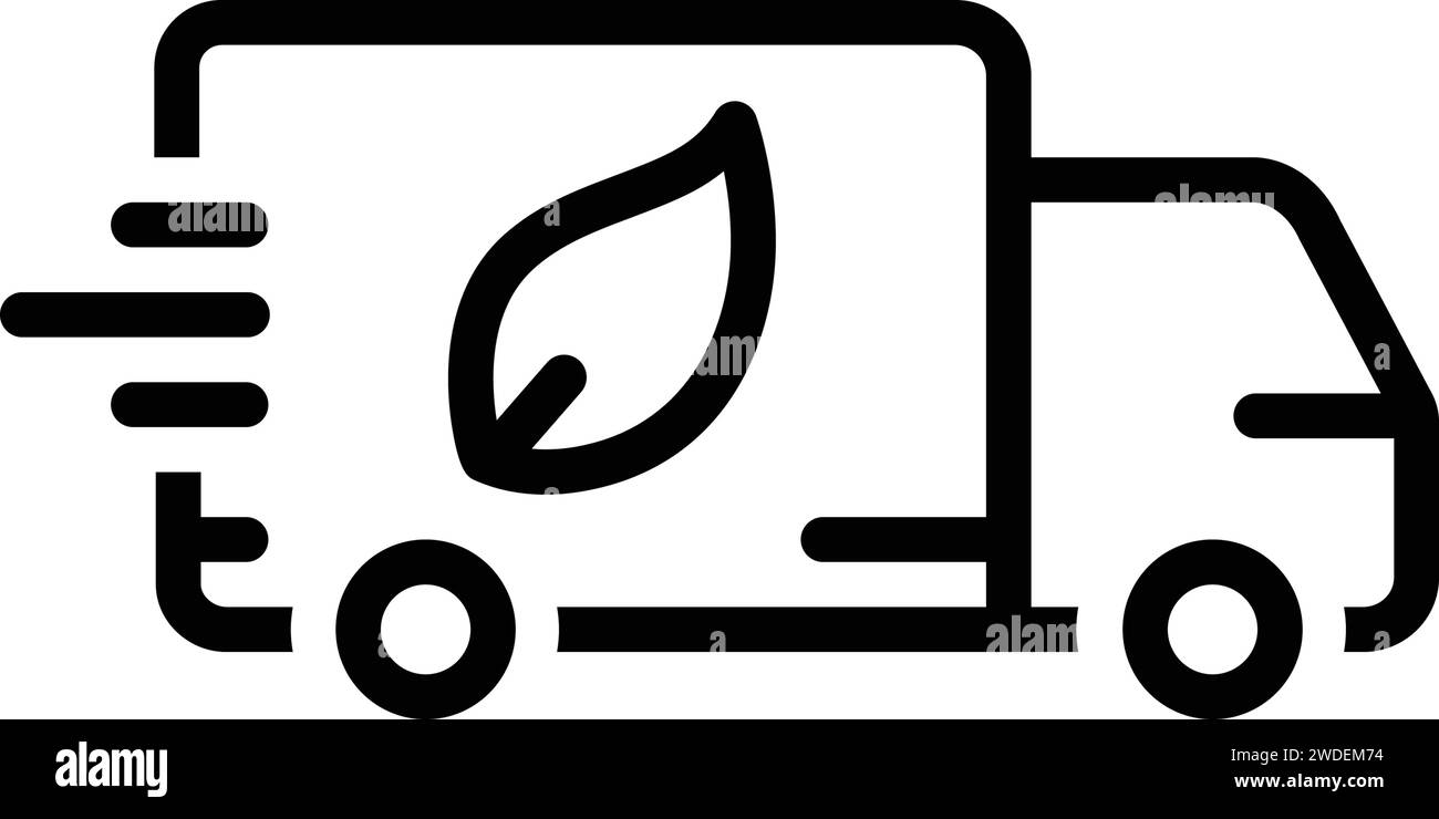 Icon for green logistics,delivery Stock Vector Image & Art - Alamy