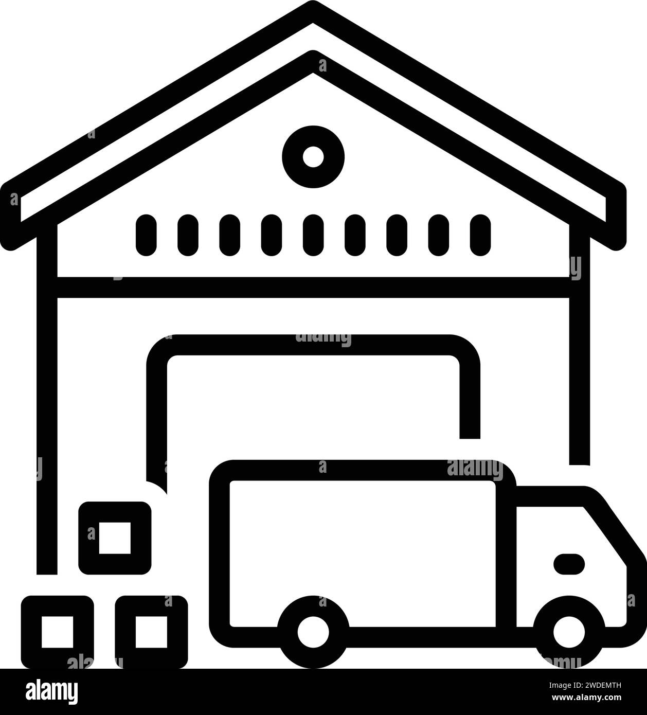 Icon for warehouse,delivery Stock Vector Image & Art - Alamy