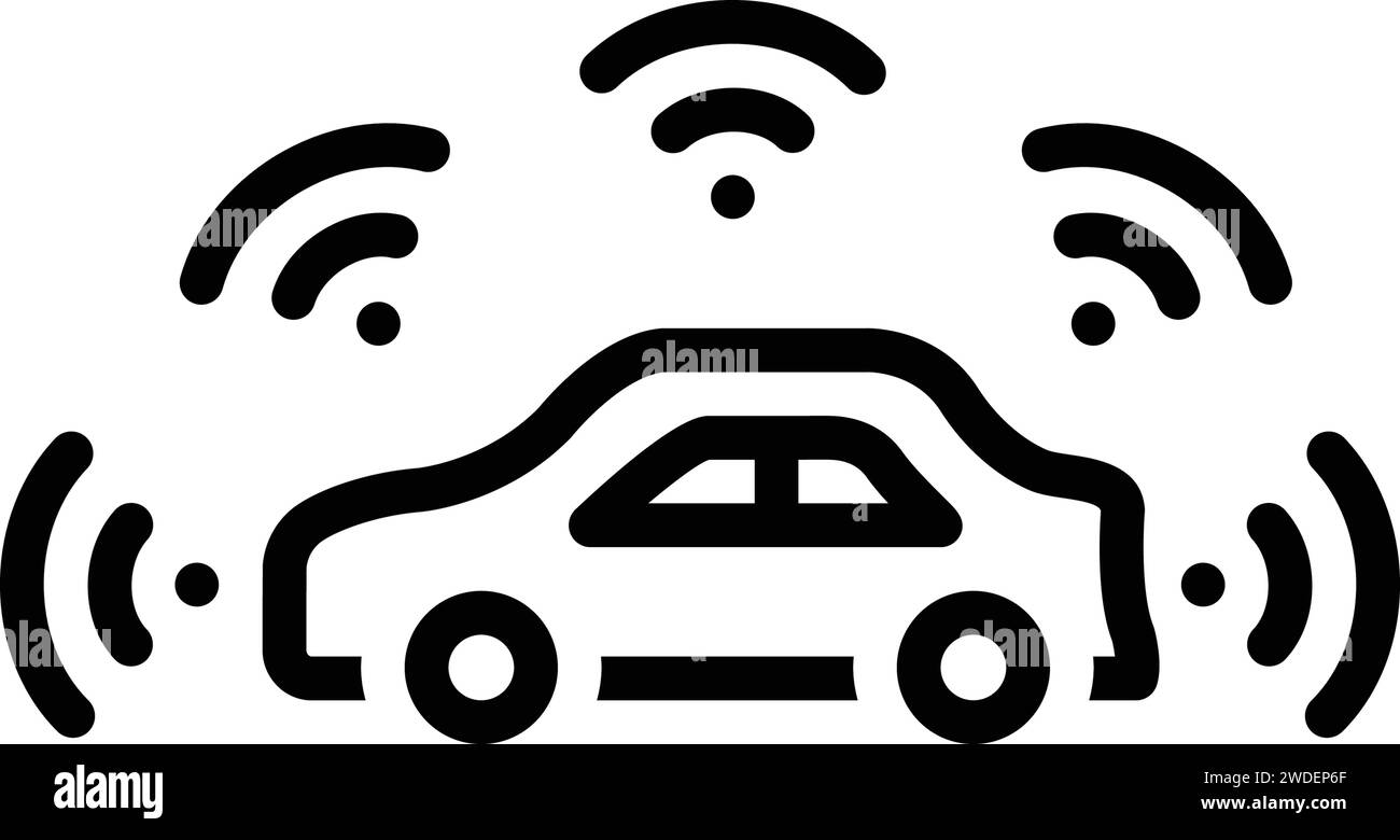 Icon for sensor,car Stock Vector Image & Art - Alamy