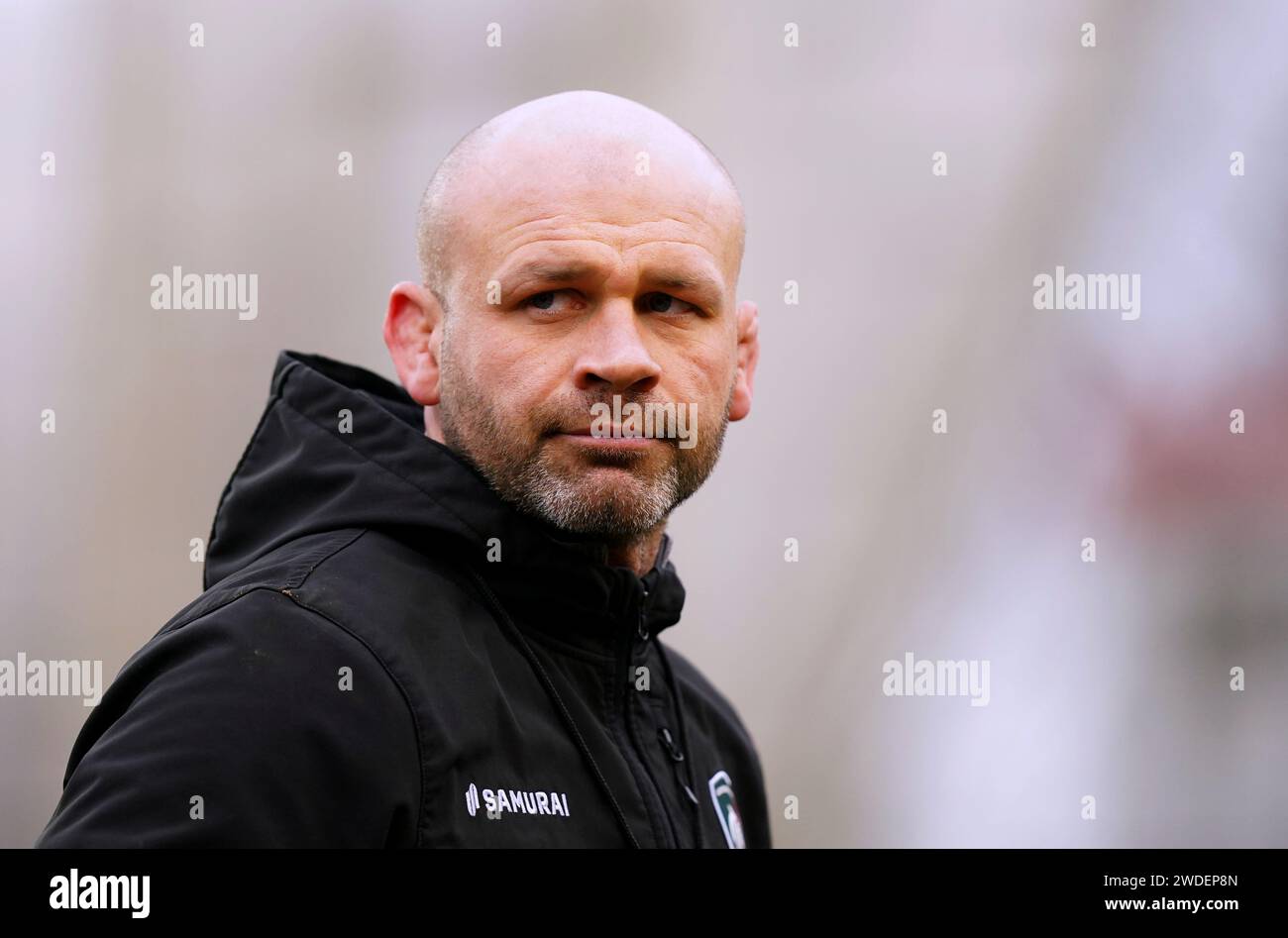 Leicester Tigers defence coach Matt Everard ahead of the Investec ...