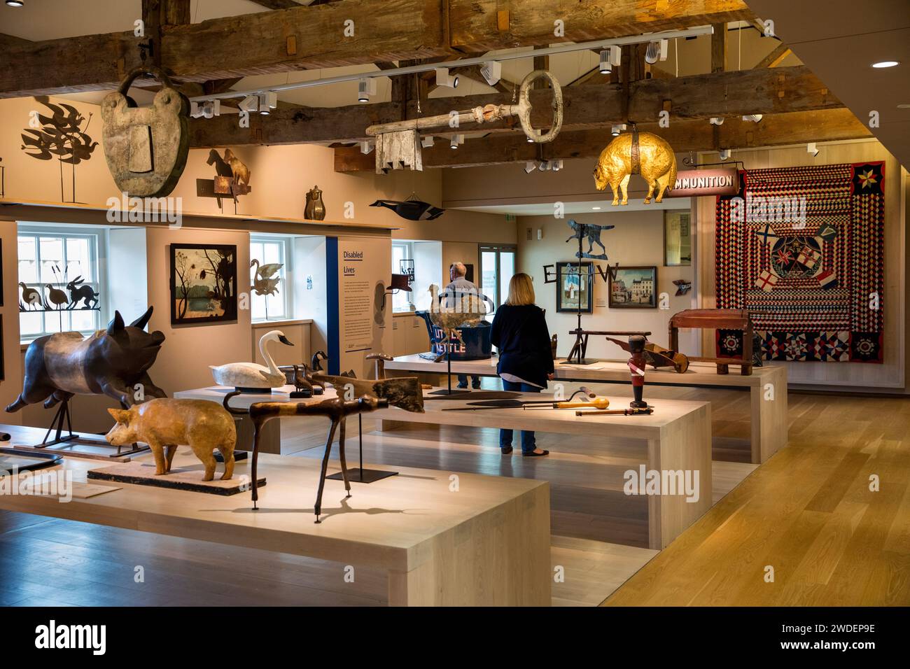 UK, England, Warwickshire, Compton Verney House, British Folk Art ...