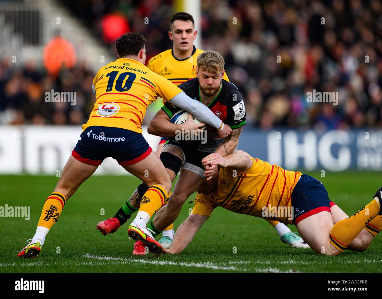 LONDON, UNITED KINGDOM. 20th, Jan 2024. Tyrone Green of Harlequins ...