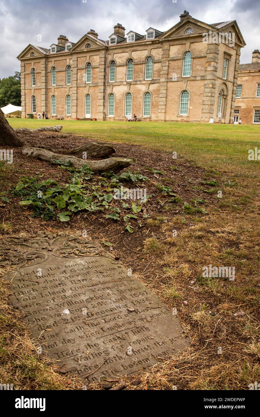 UK, England, Warwickshire, Compton Verney 1894 grave of Geraldine, wife ...