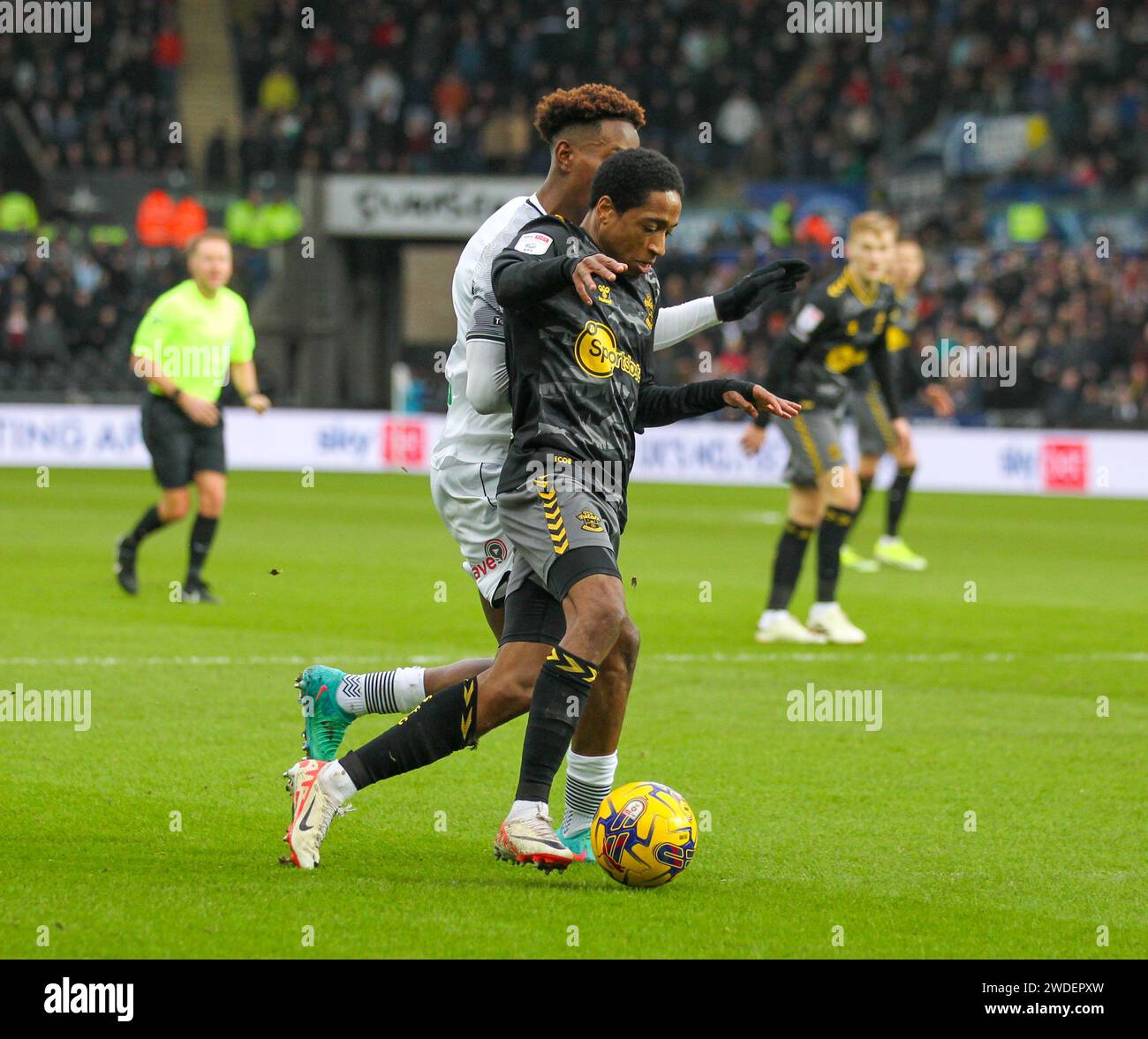 Swansea.com Stadium, Swansea, UK. 20th Jan, 2024. EFL Championship ...