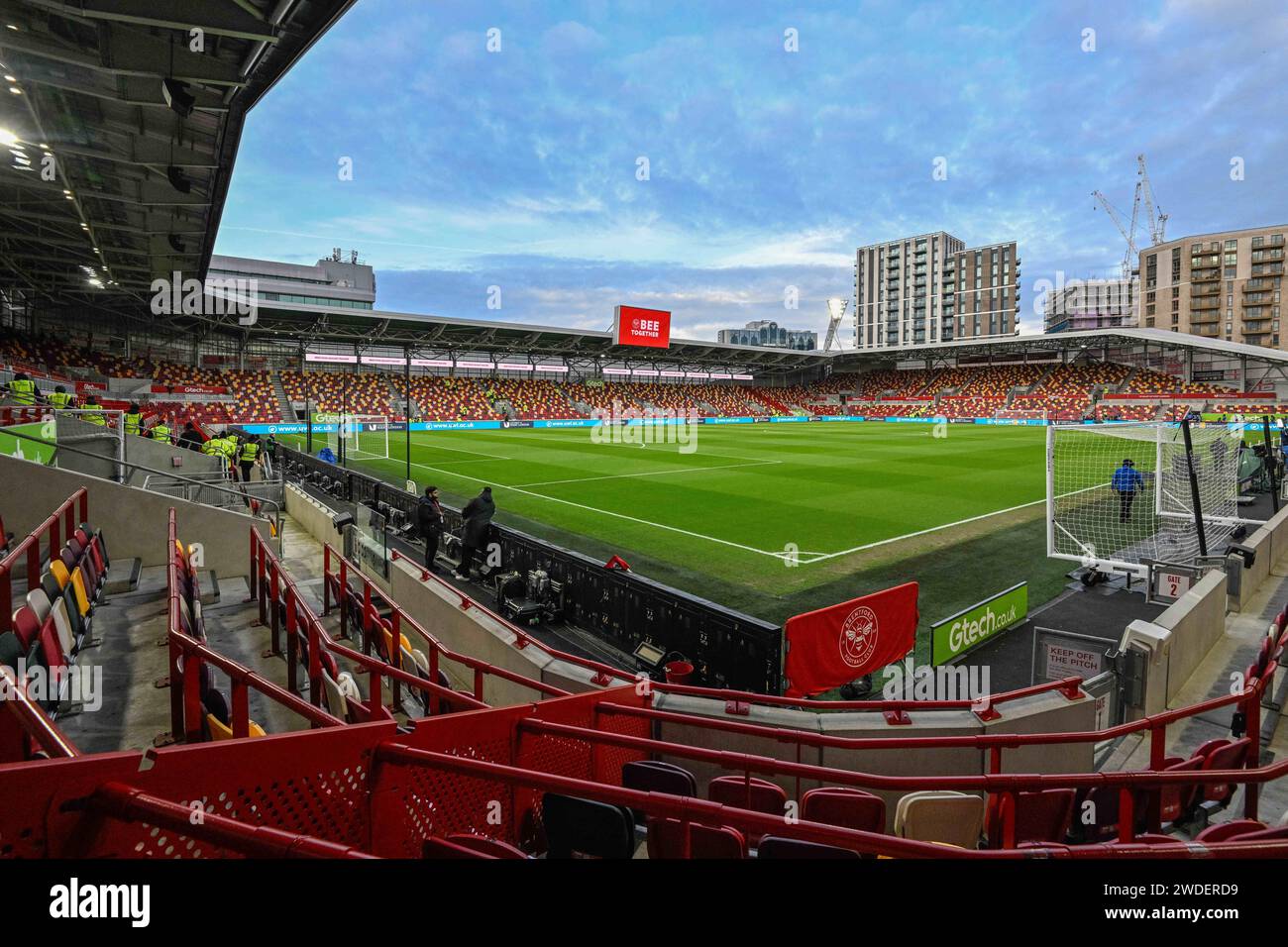 London, UK. 20th Jan, 2024. A general view of The Gtech Community ...