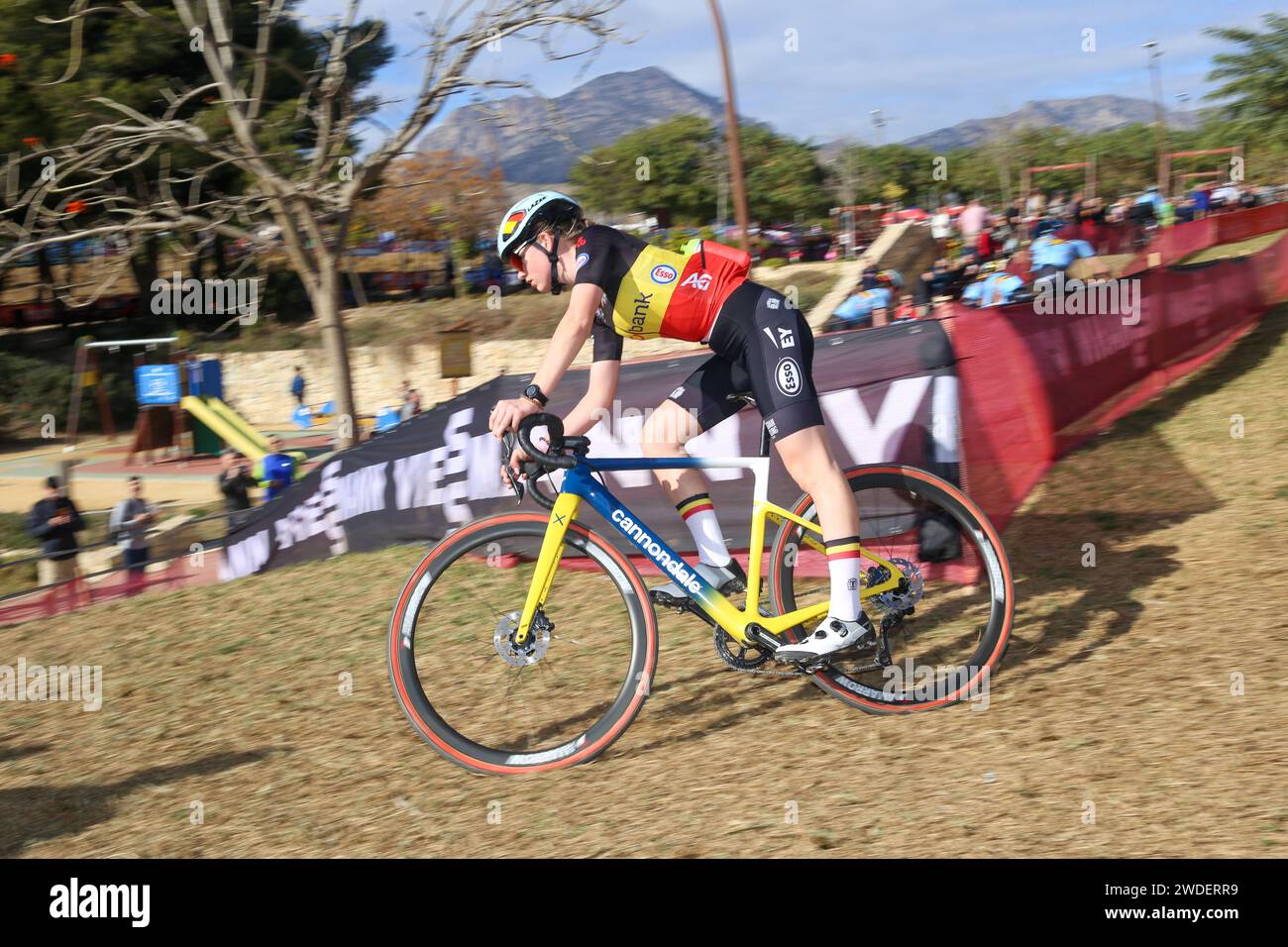 Benidorm, Spain, 20th January, 2024: The cyclist, Ilken Seynave during ...