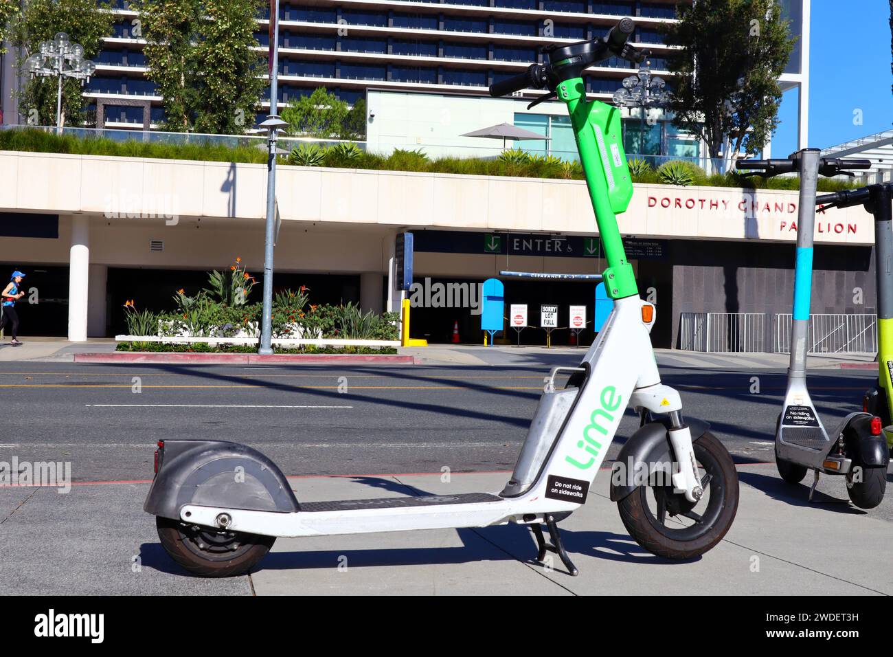 Los Angeles, California: Lime micromobility electric scooters sharing Stock Photo - Alamy