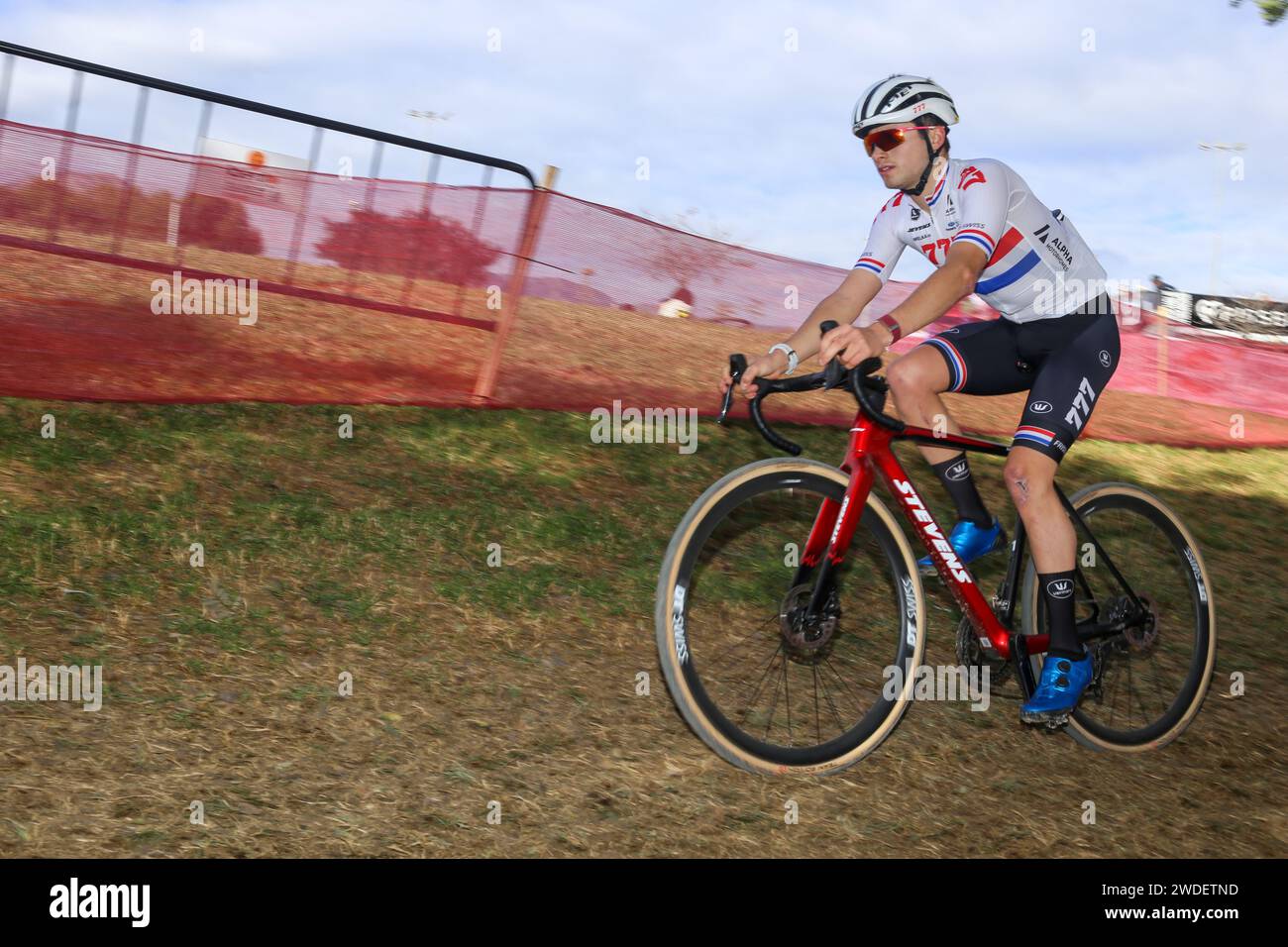Benidorm, Spain, 20th January, 2024: Cyclocross Reds cyclist, Cameron ...