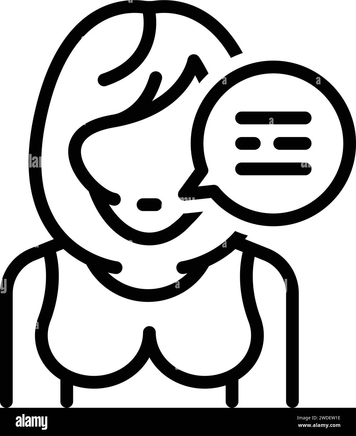 Icon for says,speak Stock Vector Image & Art - Alamy