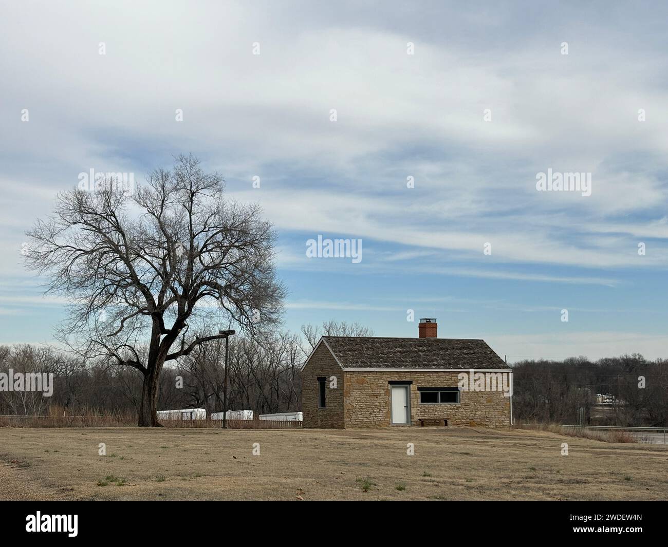 Fort Scott National Historic site, quartermaster area, January 19, 2024 ...