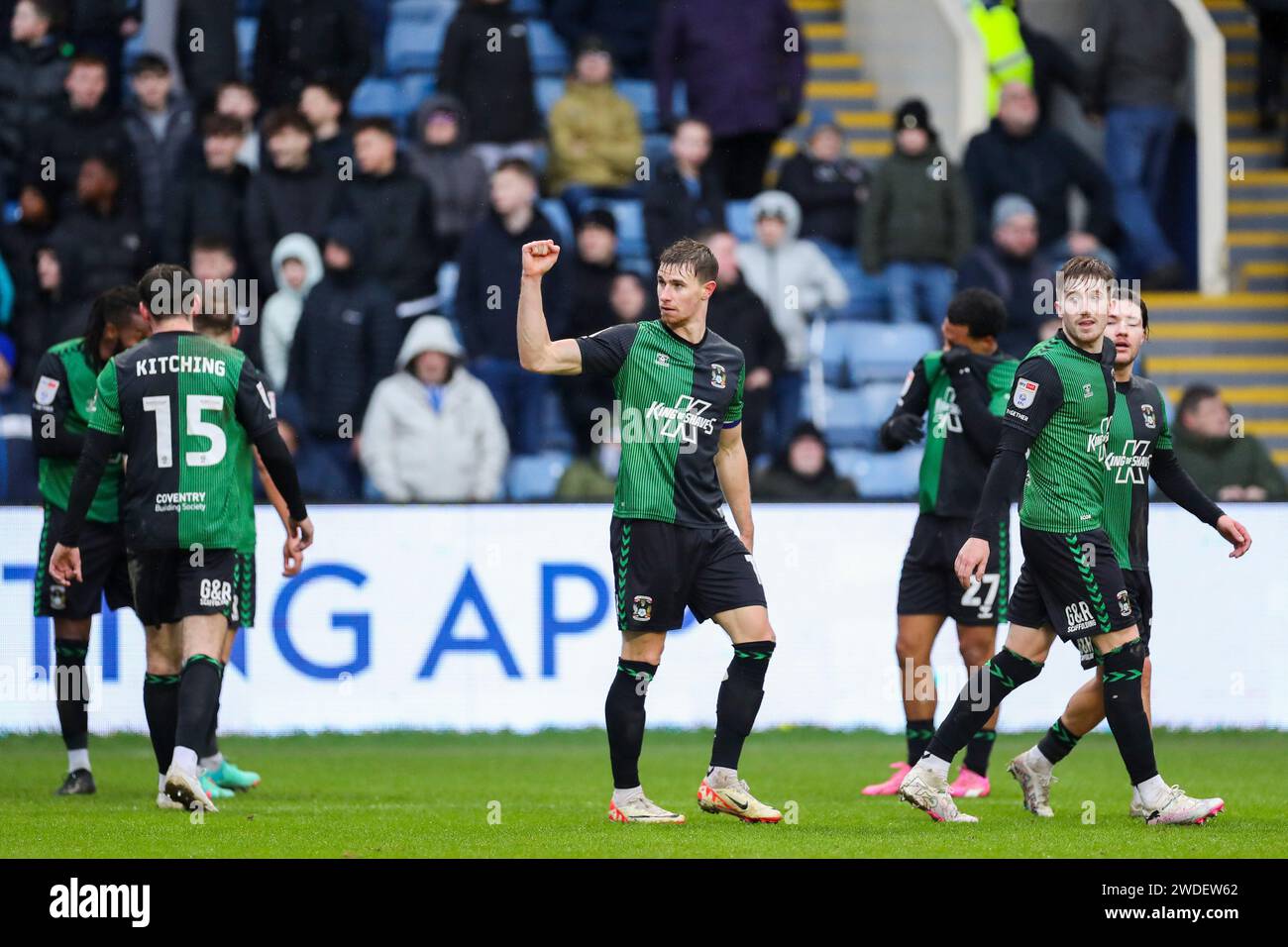 Sheffield, UK. 20th Jan, 2024. Coventry City midfielder Ben Sheaf (14 ...