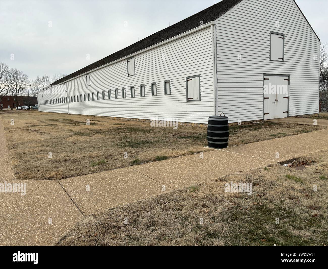 Dragoon stables, Fort Scott National Historic Site, Fort Scott, Kansas ...