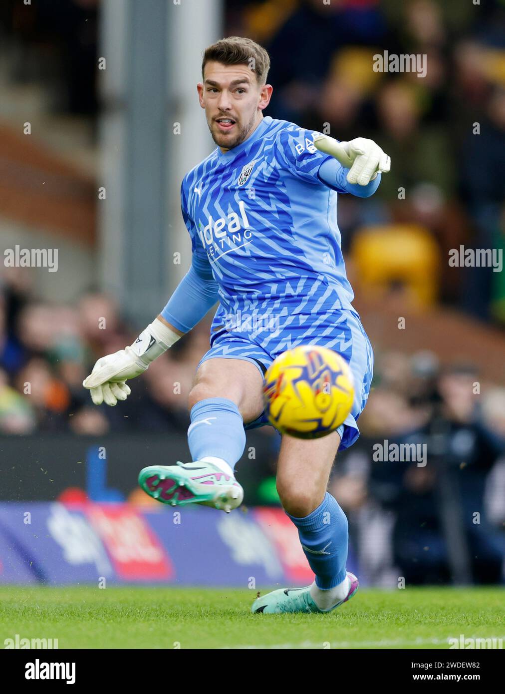 West Bromwich Albion goalkeeper Alex Palmer during the Sky Bet ...