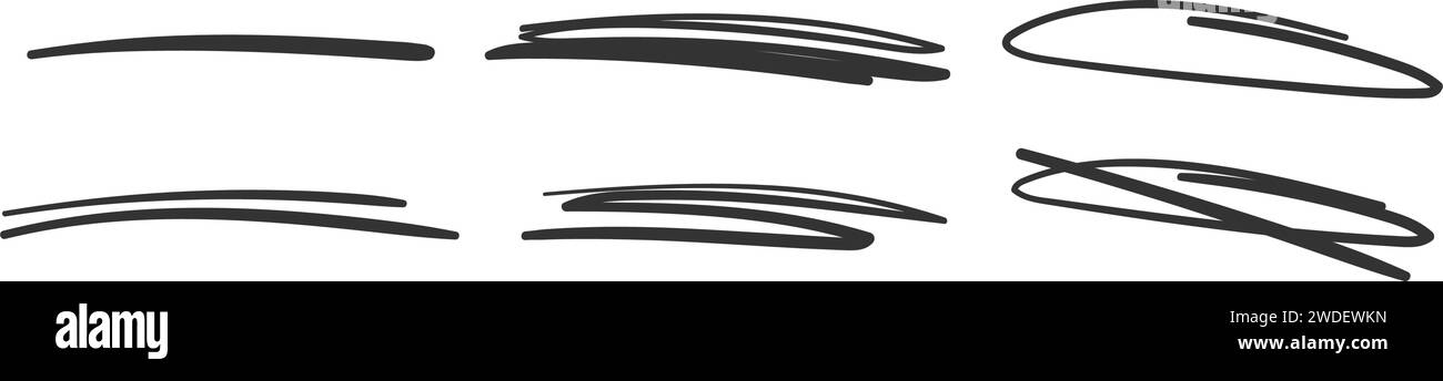 Black marker drawing strikethrough Black and White Stock Photos & Images - Alamy