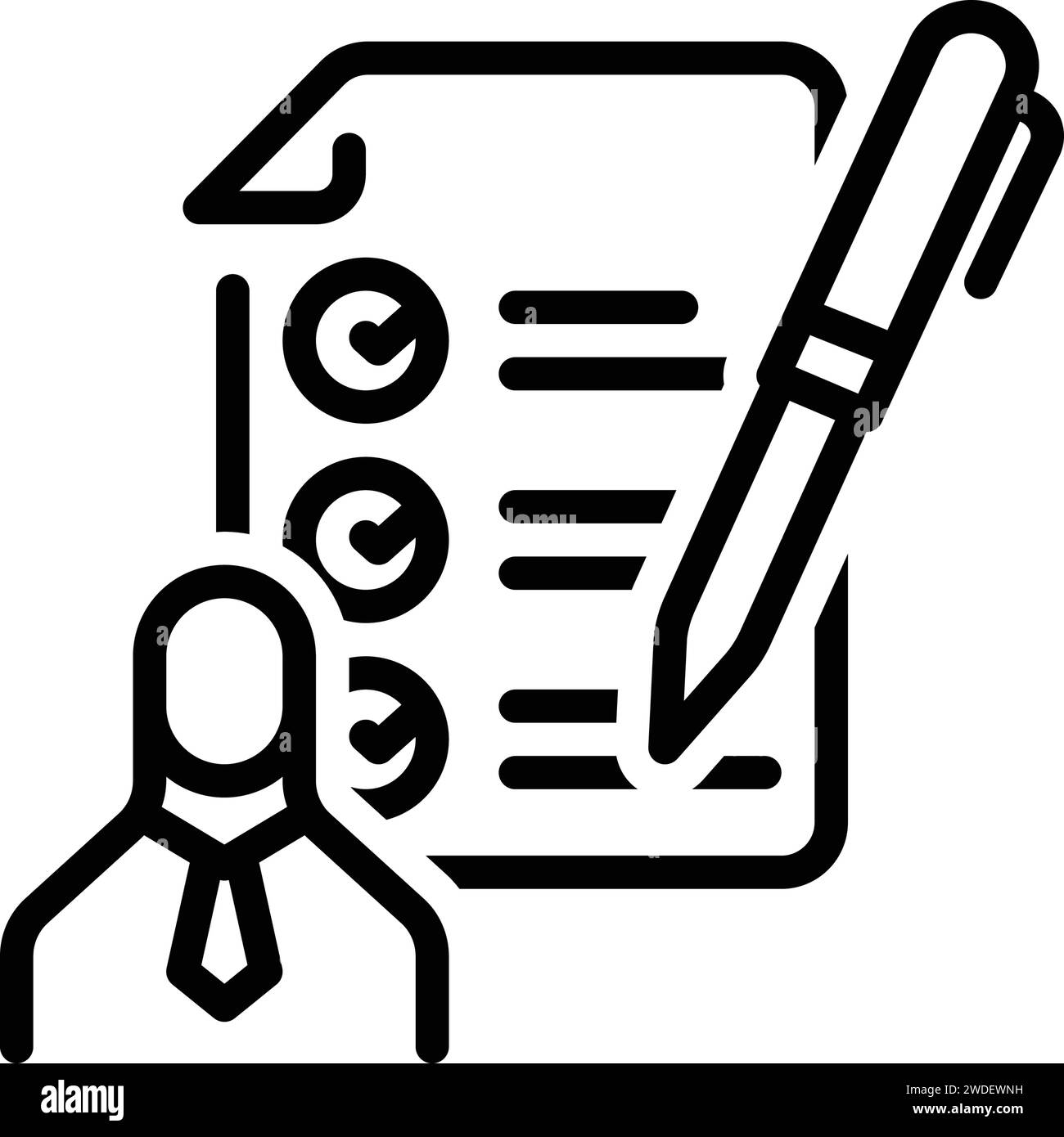 Icon for evaluation,assessment Stock Vector Image & Art - Alamy