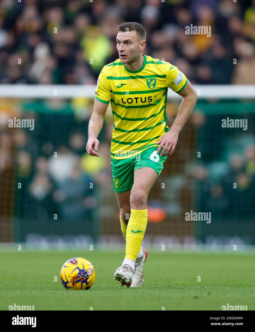 Norwich City's Ben Gibson during the Sky Bet Championship match at ...