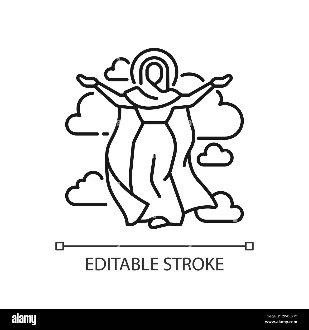 Blessed virgin mary Stock Vector Images - Alamy