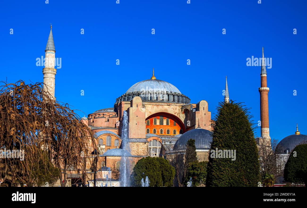 Hagia Sophia, Ayasofya Camii,important Byzantine structure one of the ...