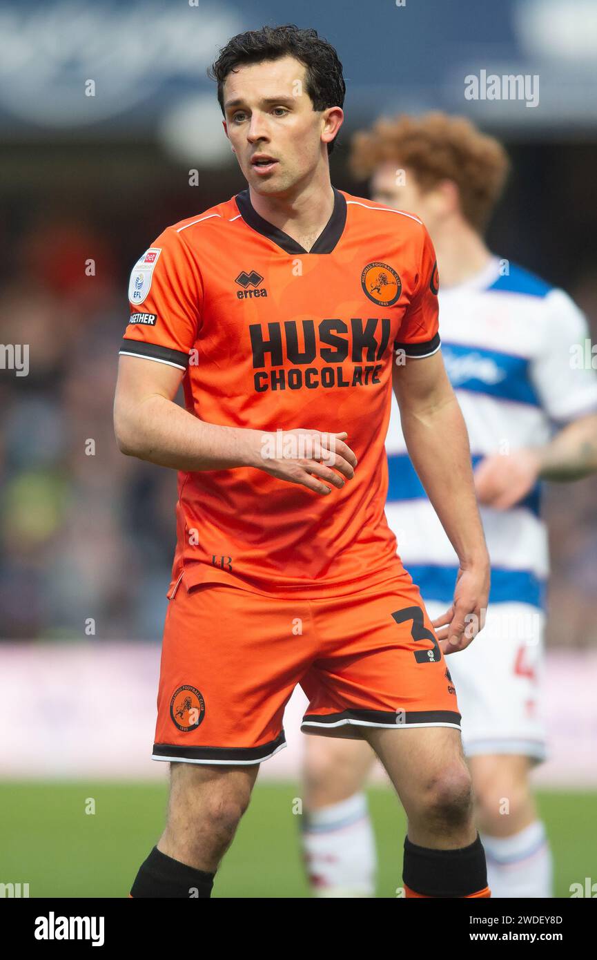 20th January 2024; Loftus Road Stadium, Shepherds Bush, West London ...