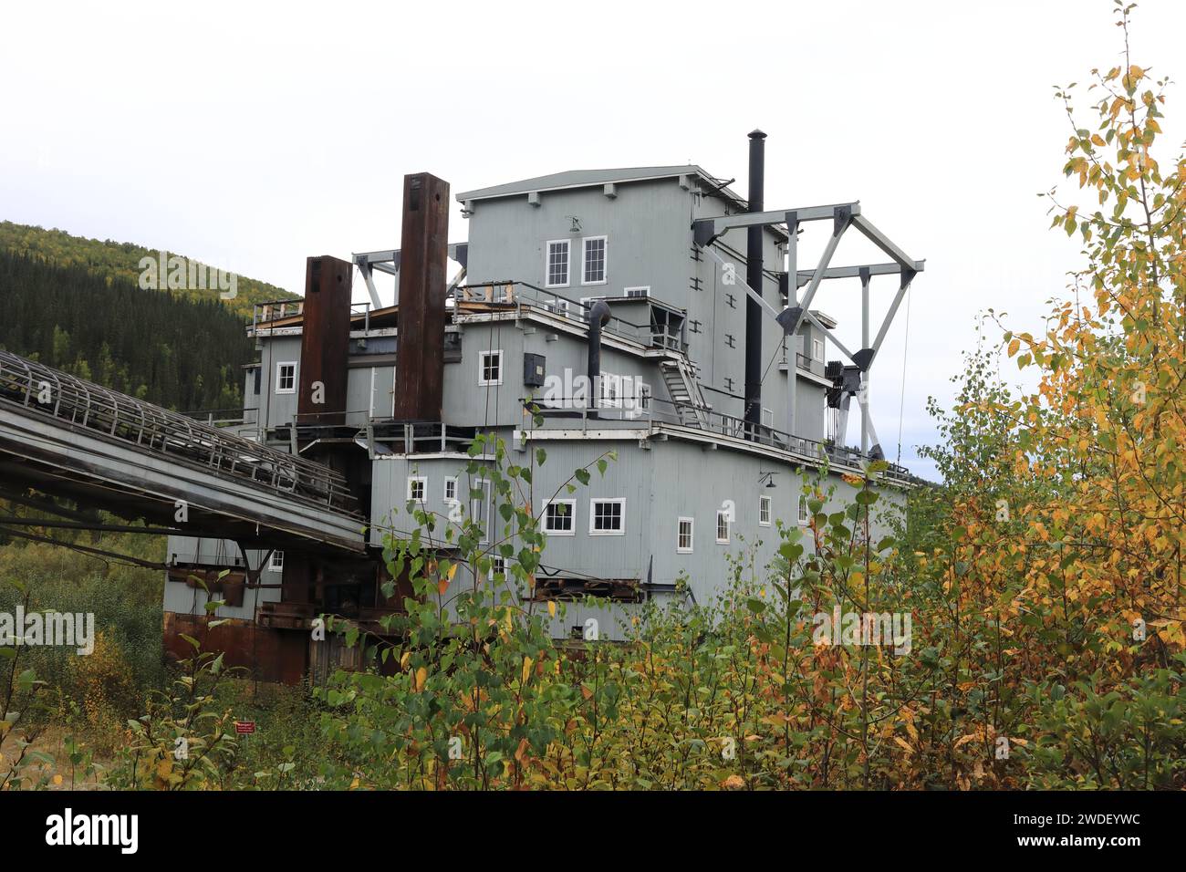Dredge No 4 museum Stock Photo - Alamy