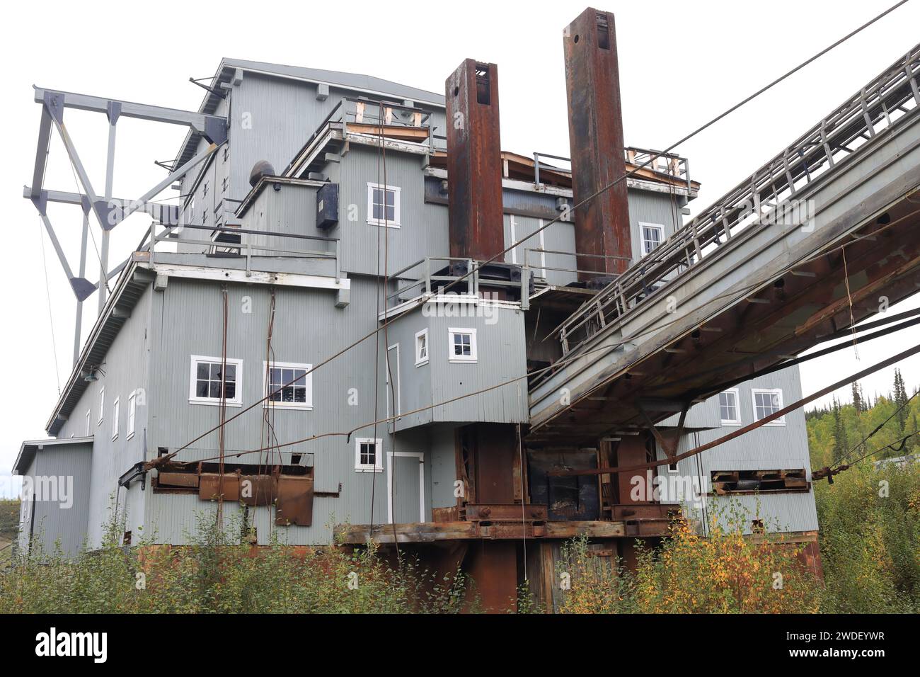 Dredge No 4 museum Stock Photo - Alamy