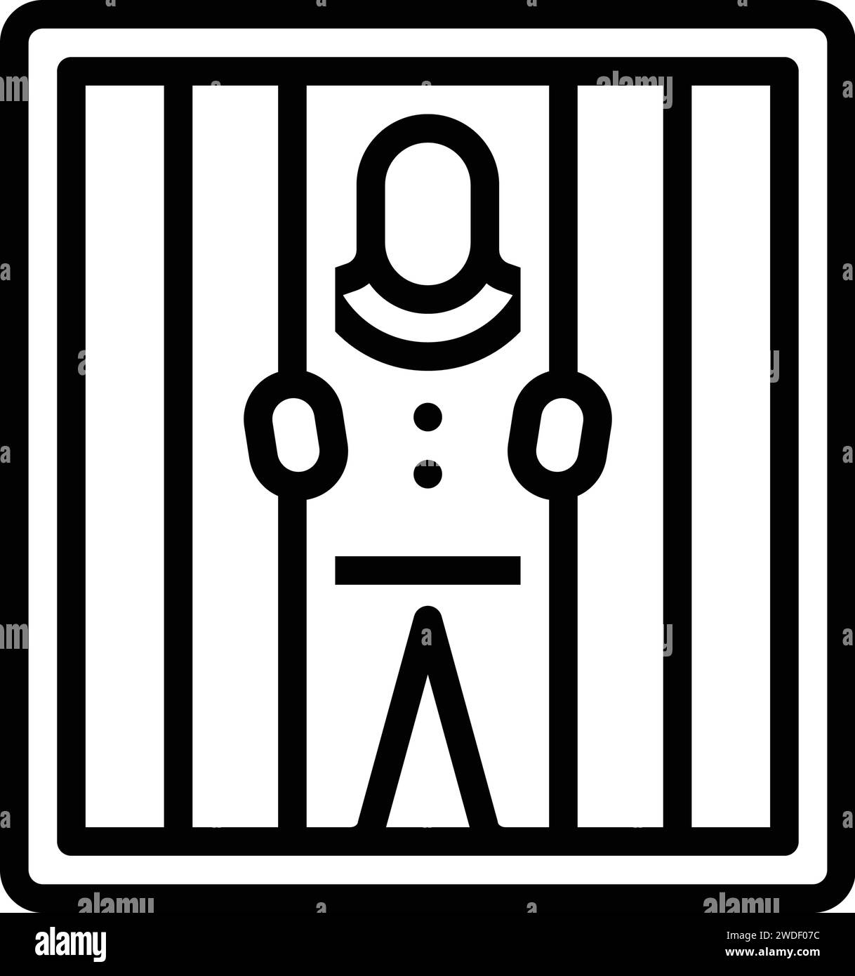 Icon for prison,criminal Stock Vector Image & Art - Alamy