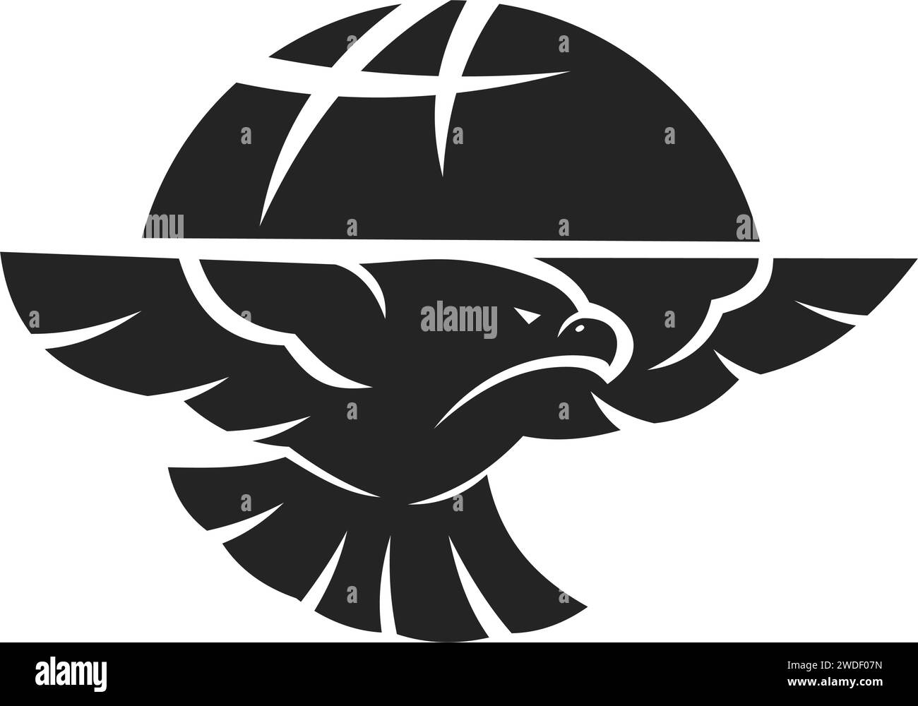 Falcon Logo template Isolated. Brand Identity. Icon Abstract Vector ...