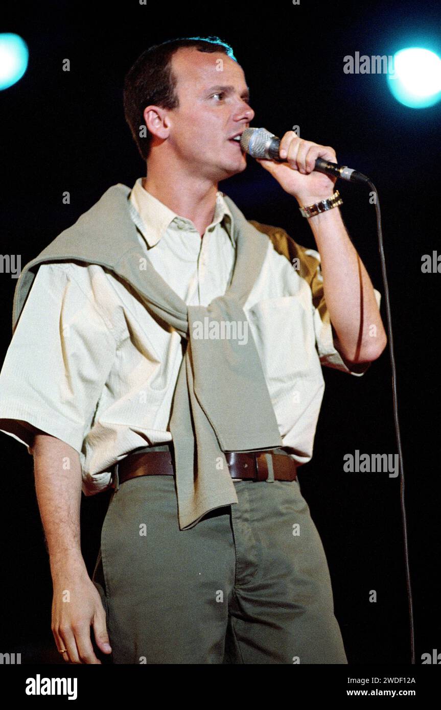 Milan Italy 2000-06-21: Gigi D’Alessio,Italian singer, live concert ...