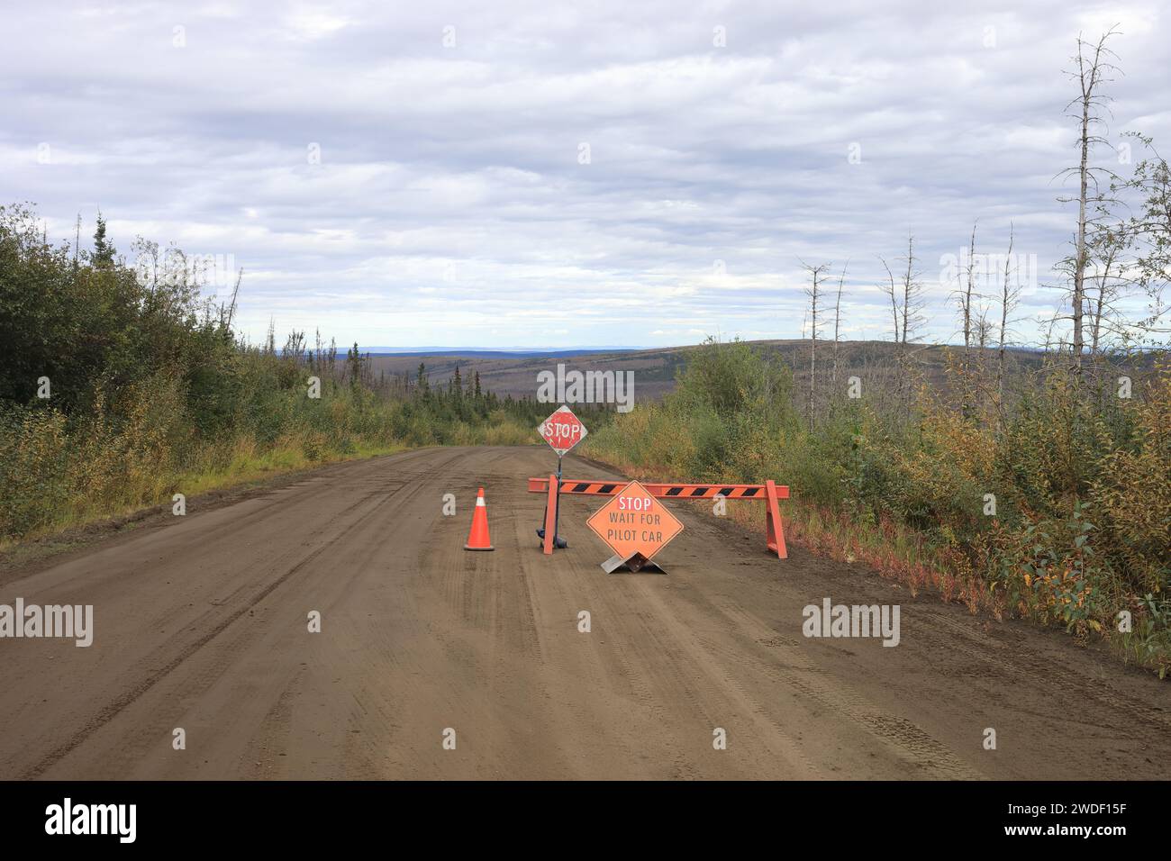 On Dempster Highway Stock Photo - Alamy