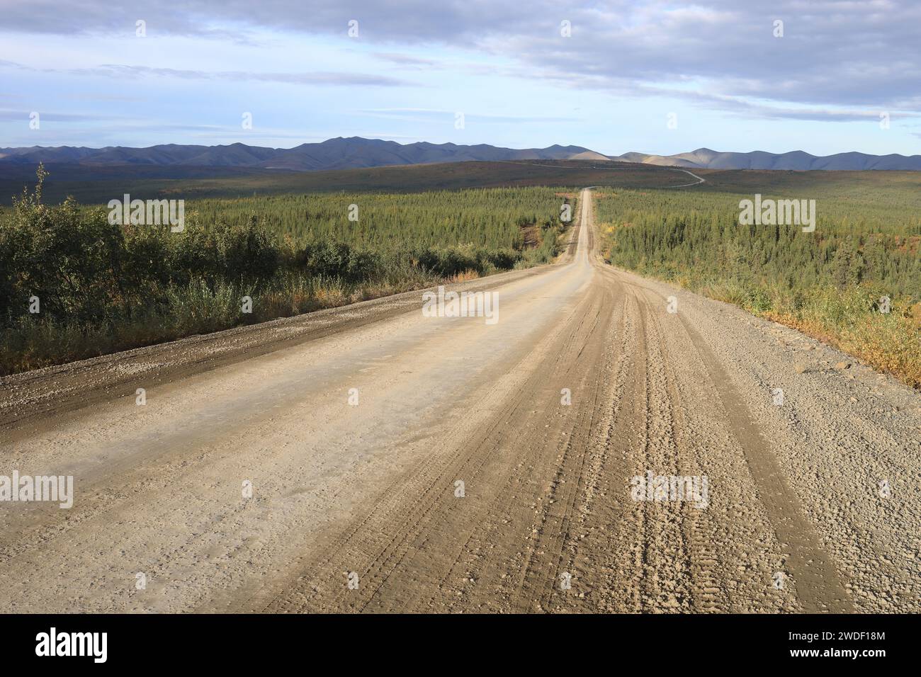 On Dempster Highway Stock Photo - Alamy