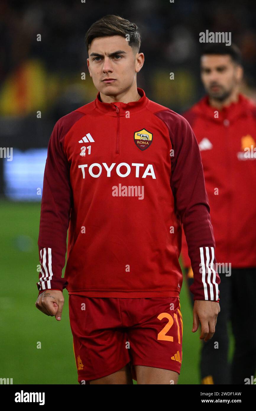 Rome, Italy. 20th Jan, 2024. Paulo Dybala of A.S. Roma during the 21th ...