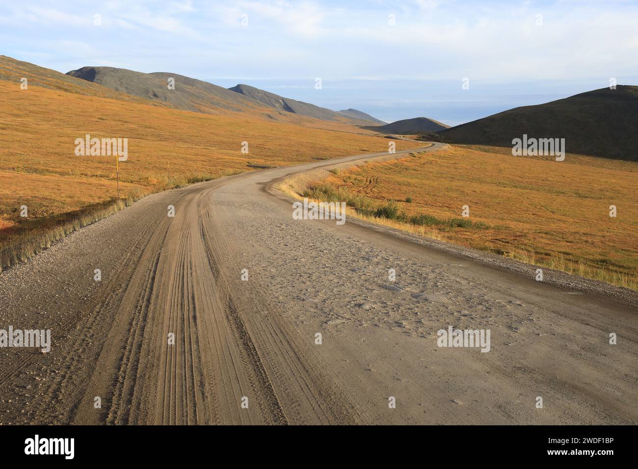 On Dempster Highway Stock Photo - Alamy