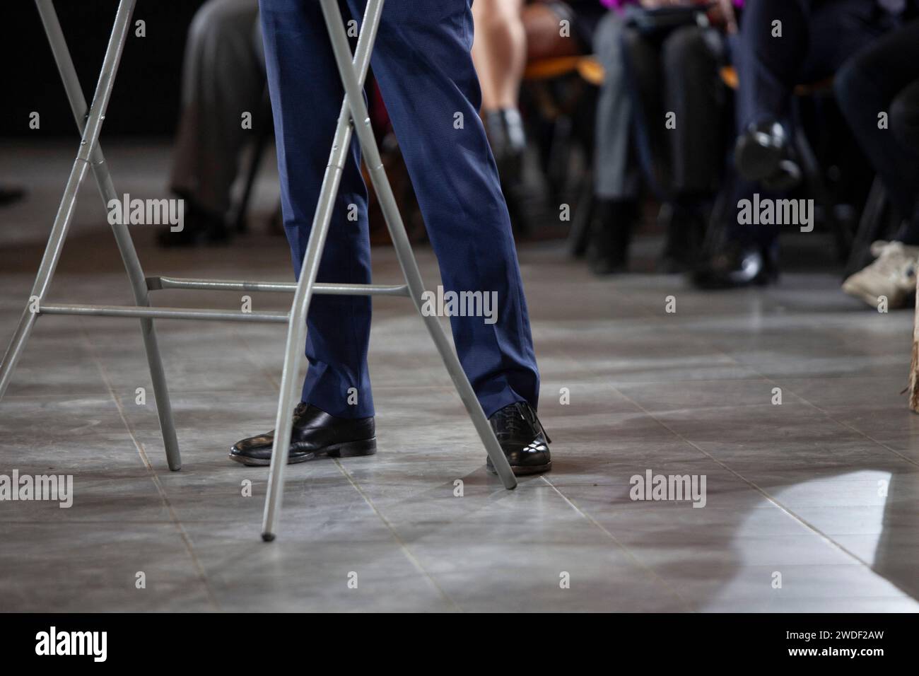 French Prime Minister Gabriel Attal attends a debate with local ...