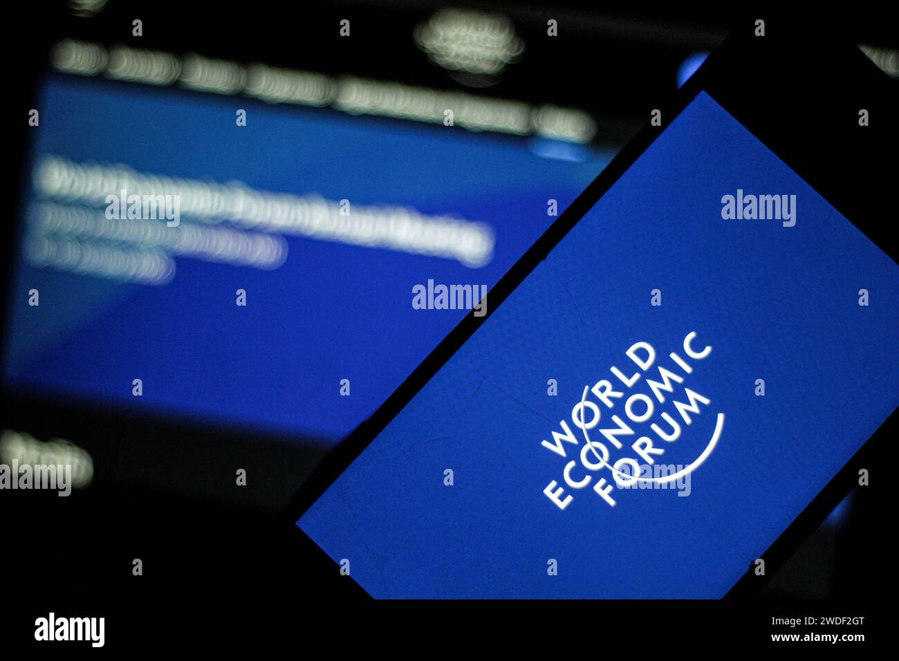 January 18, 2024: Tunis, Tunisia. 18 January 2024. The logo of the ...