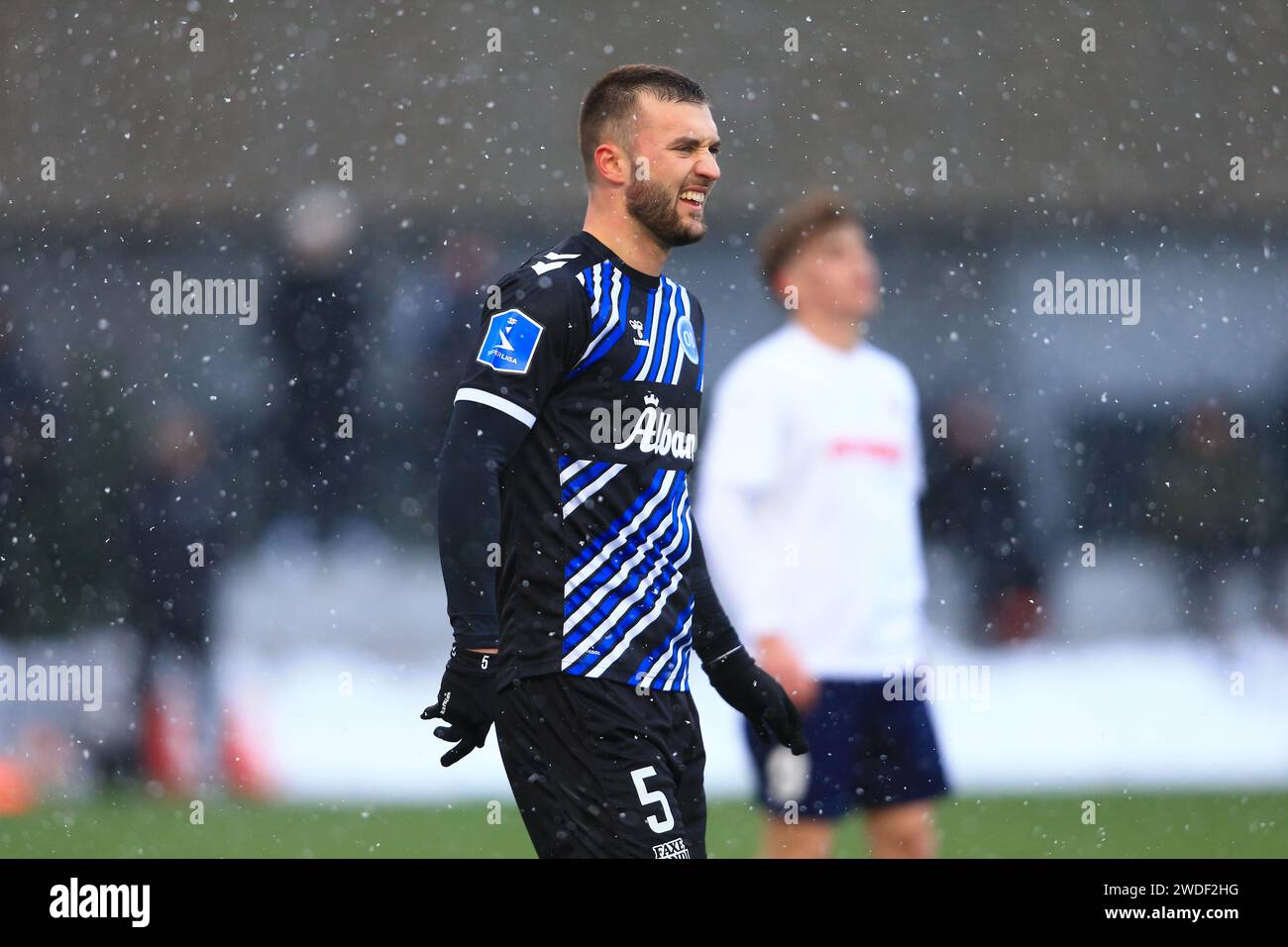 Copenhagen, Denmark. 19th, January 2024. Mihajlo Ivancevic (5) of ...