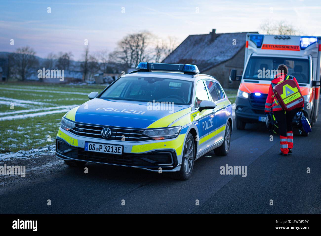 Polizeiwagen hintergrund hi-res stock photography and images - Alamy