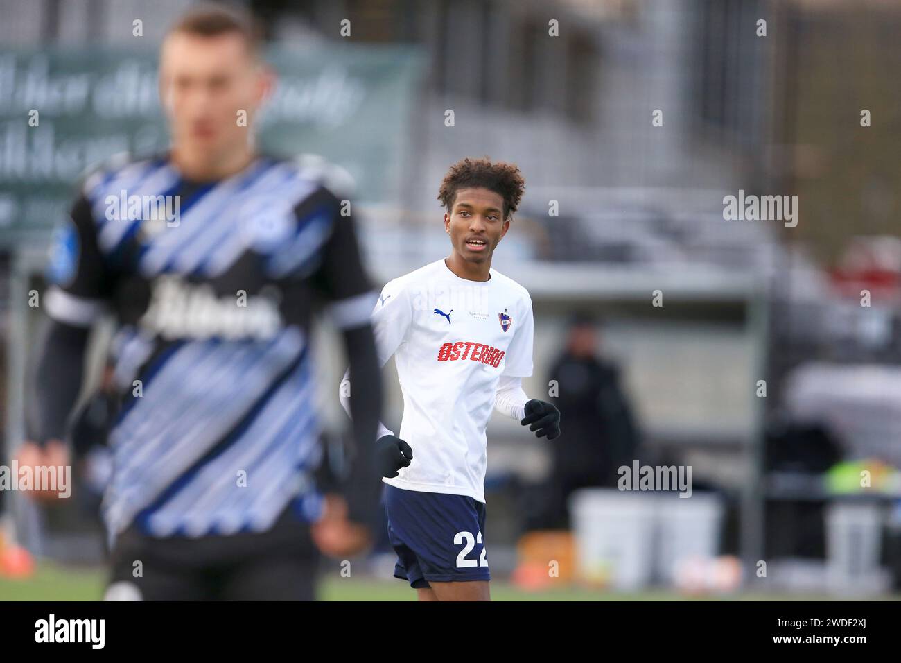 Copenhagen, Denmark. 19th, January 2024. Osman Addo (22) of B.93 seen ...
