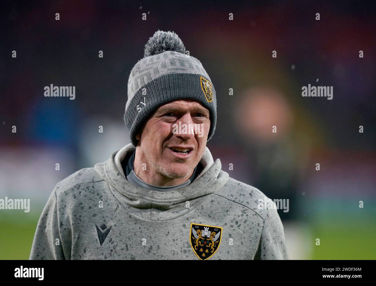 Northampton Saints' head coach Sam Vesty before the Investec Champions ...