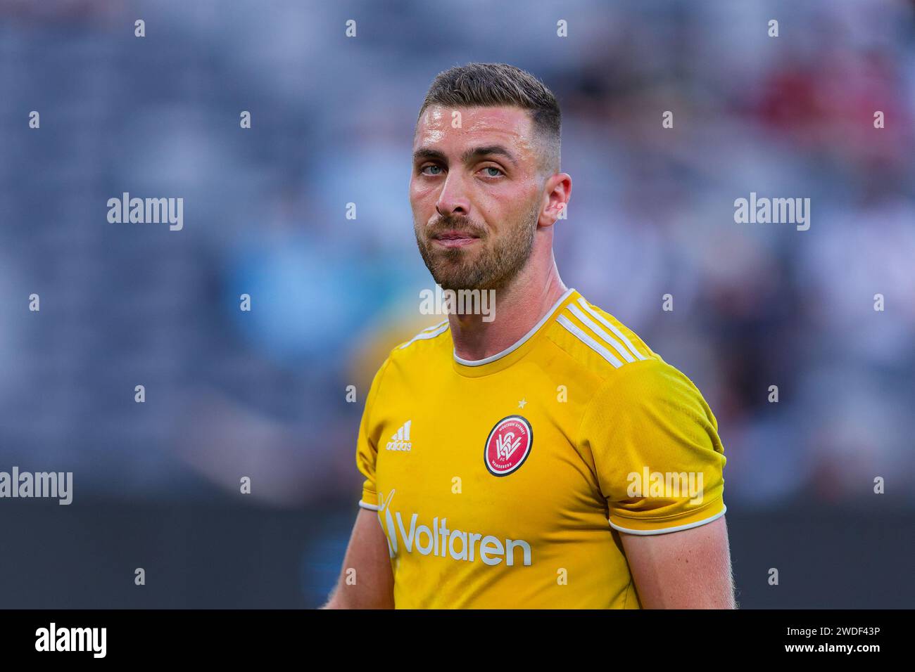 Sydney, Australia. 20th Jan, 2024. Daniel Margush of the Wanderers ...
