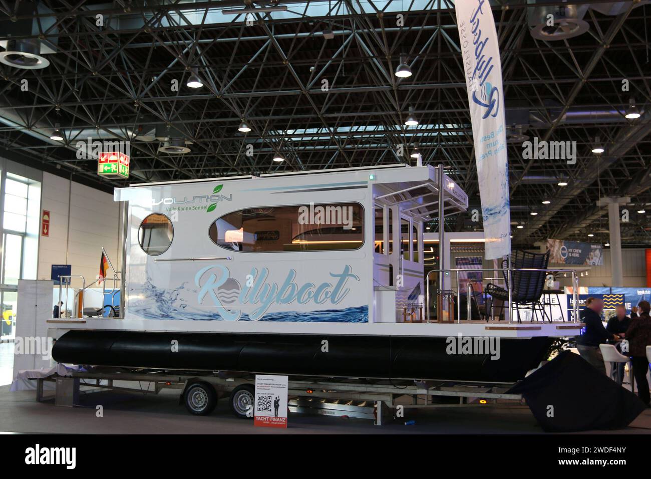 Rollyboot Evolution Hausboot, 53. Boot Düsseldorf 2024, Bootausstellung, weltgrößte Yacht- und ...