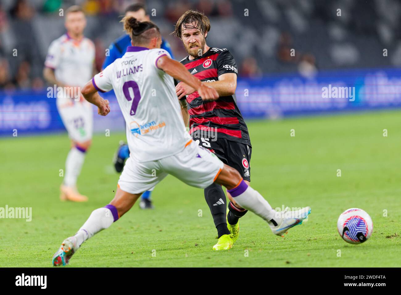 Sydney, Australia. 20th Jan, 2024. Joshua Brillante of the Wanderers ...