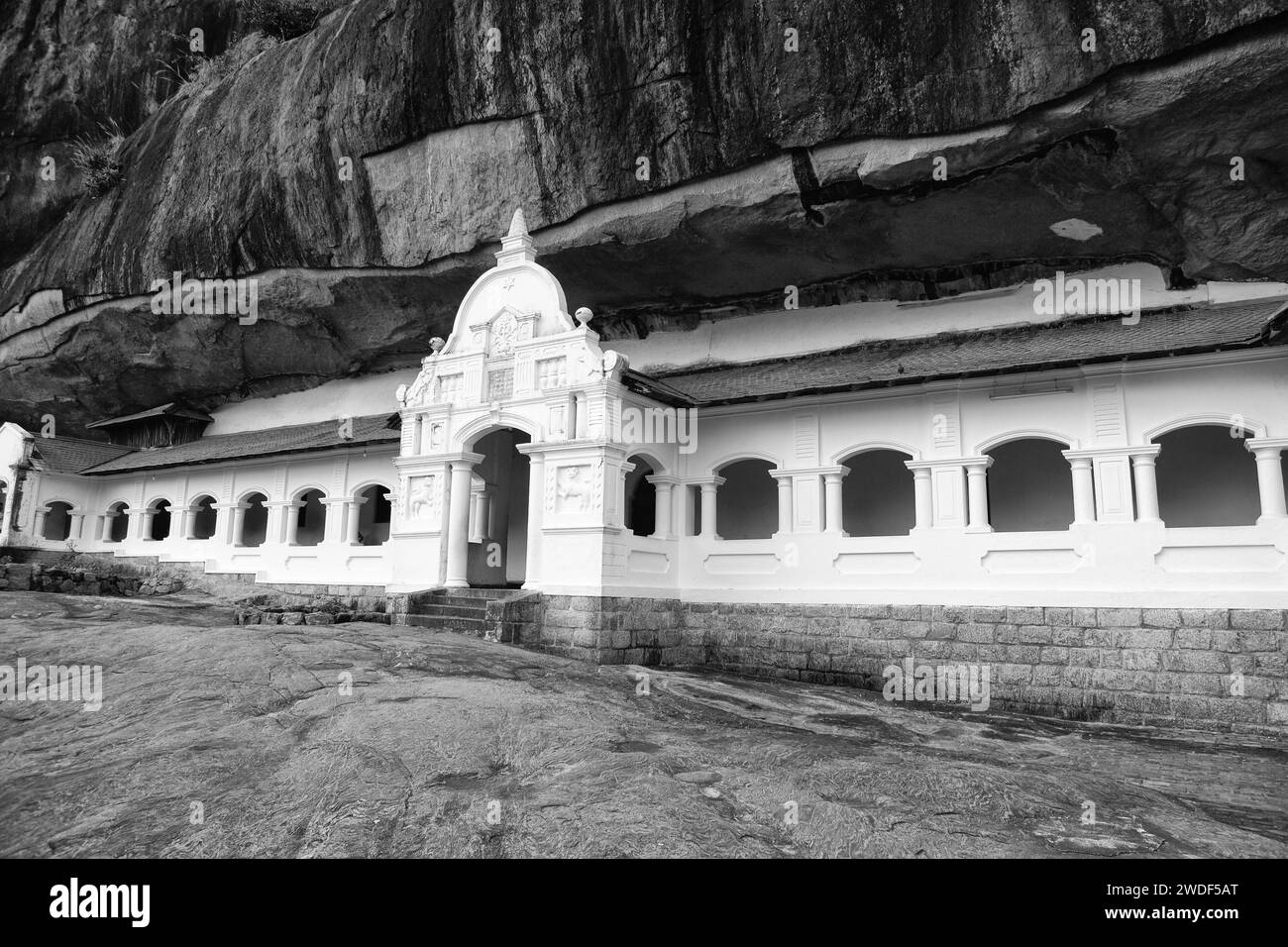 Dambulla cave temple also known as the Golden Temple of Dambulla ...