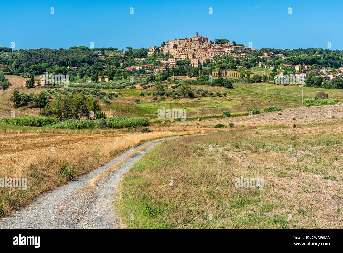 The picturesque village of Casale Marittimo, in the Province of Pisa ...