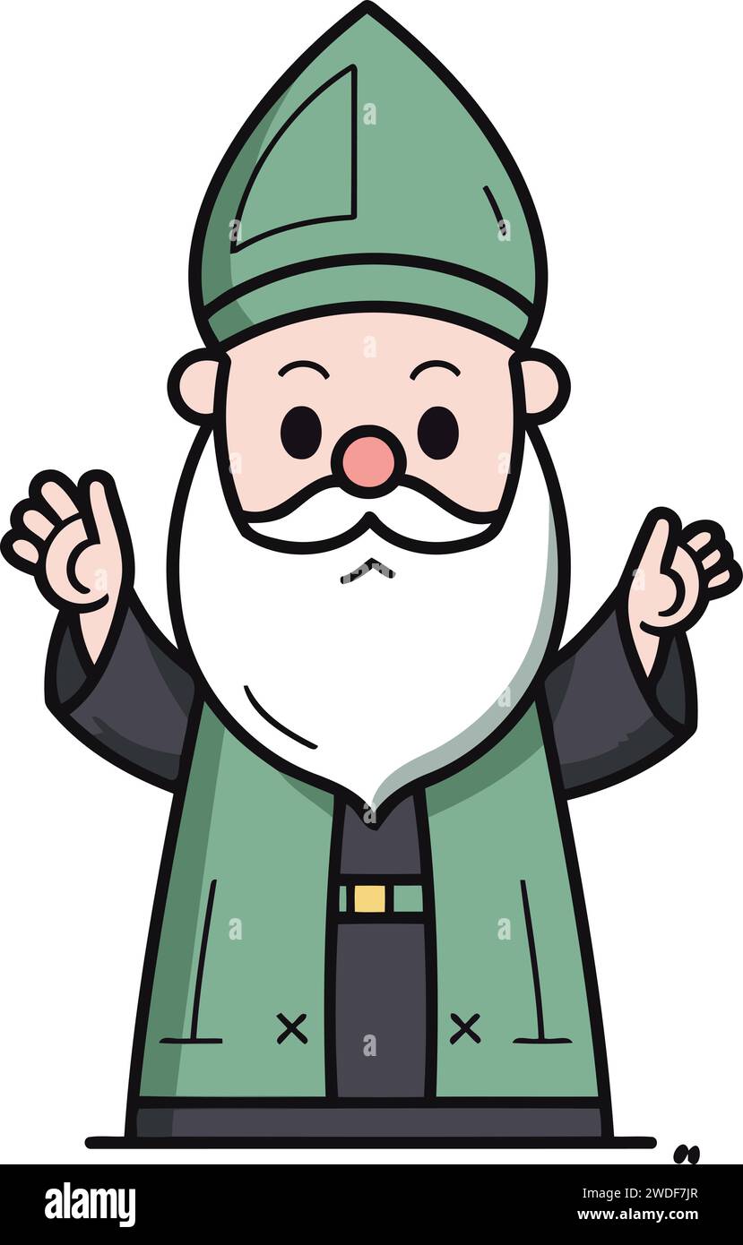 Leprechaun comic character icon hi-res stock photography and images - Alamy